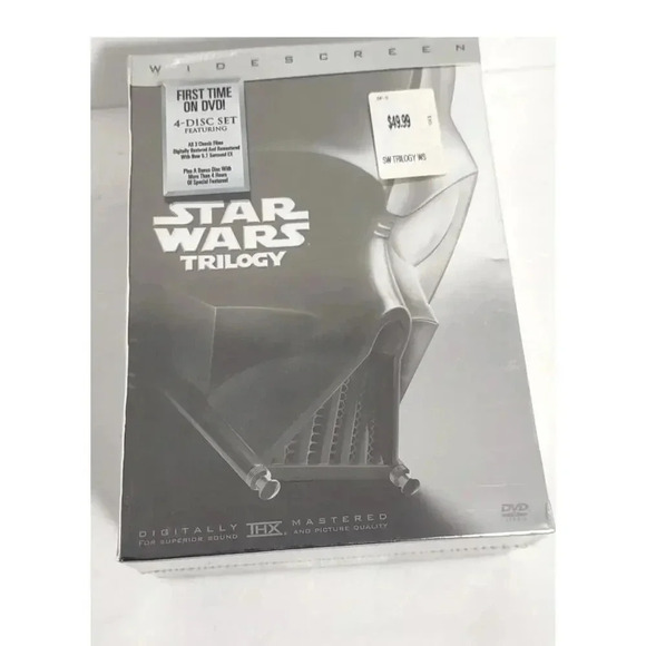 Fox | Media | Star Wars Trilogy 4 Dvd Disc Box Set Sealed Thx Mastered ...